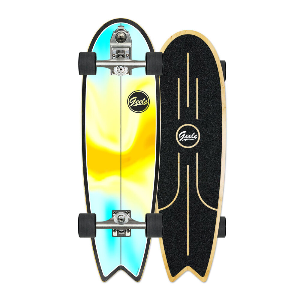 Geele Carver Yow Land Surfboard V7 Professional Adult No-Pedal Simulator Surfboard 33-inch