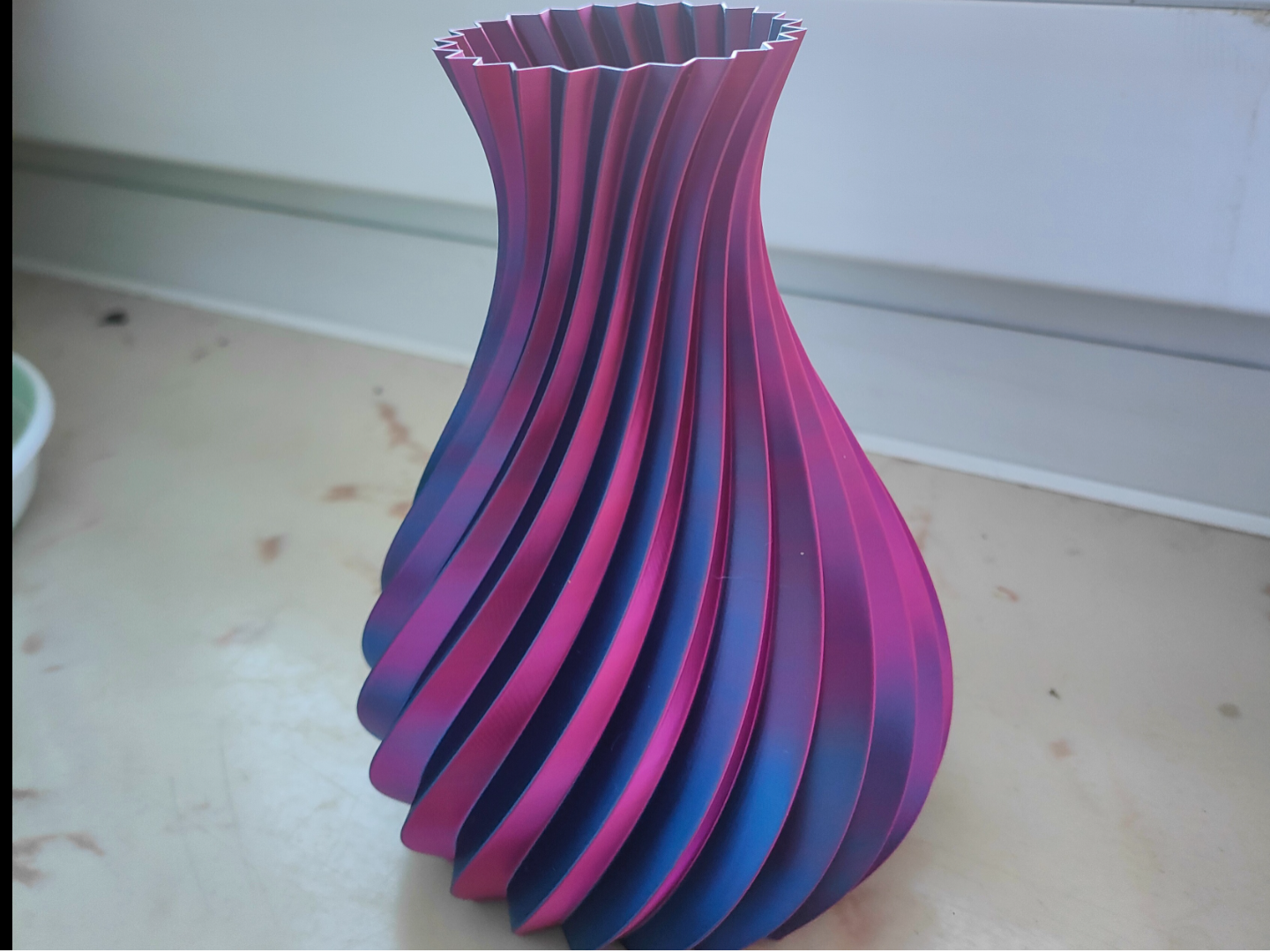 Ваза декоративная спиральная, 3D-печать, 3DOPRU арт. VASE-MW-1215101