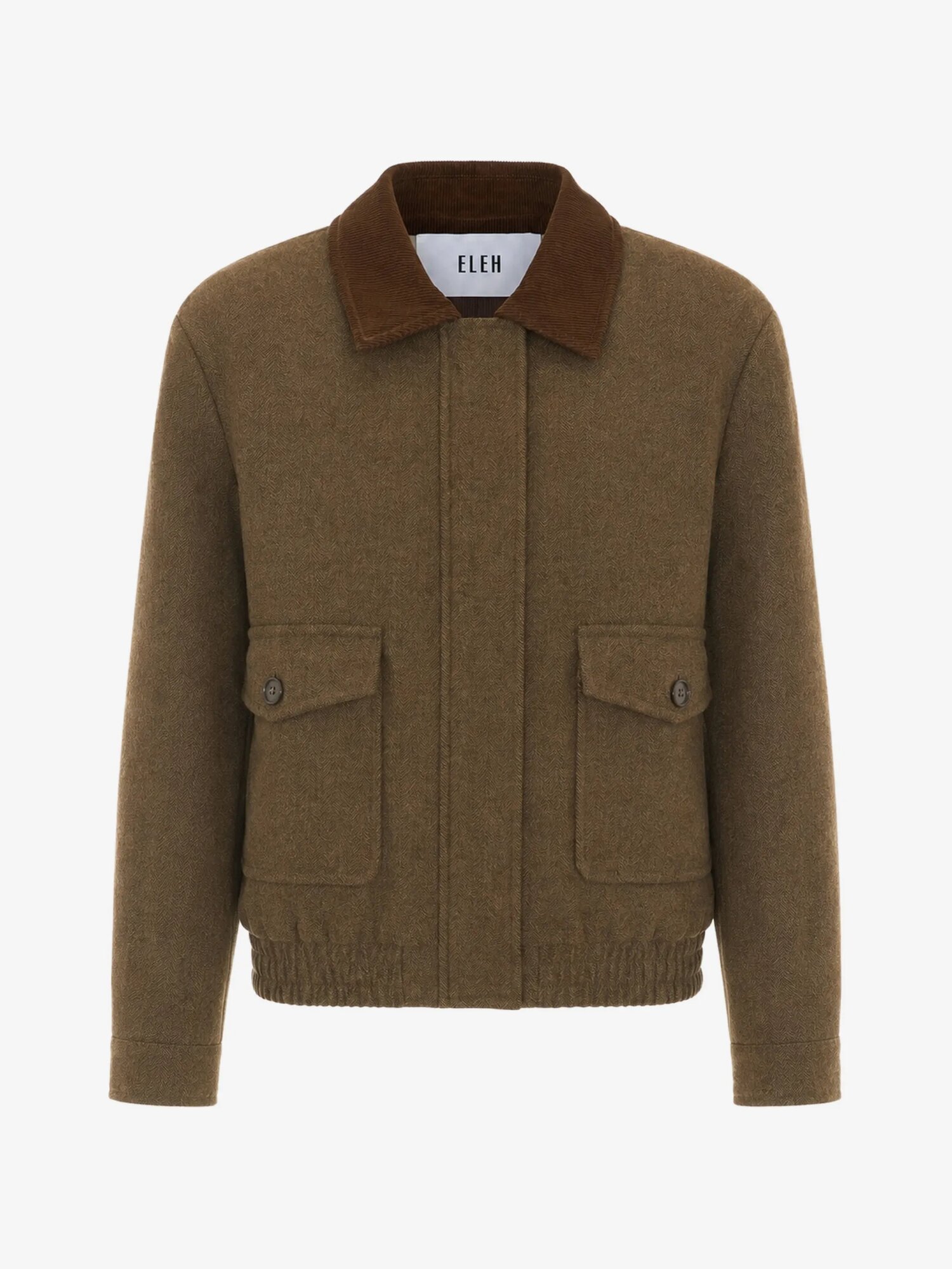 Куртка Herringbone corduroy-collar jacket