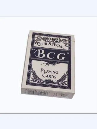 Карты для покера BCG, синяя рубашка