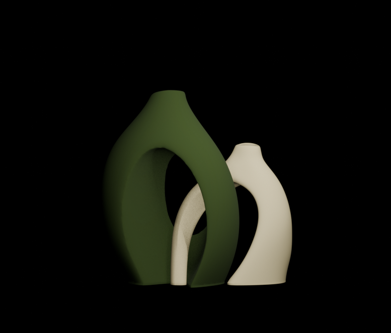 Ваза декоративная современная, 3D-печать, 3DOPRU арт. VASE-PR-1214090