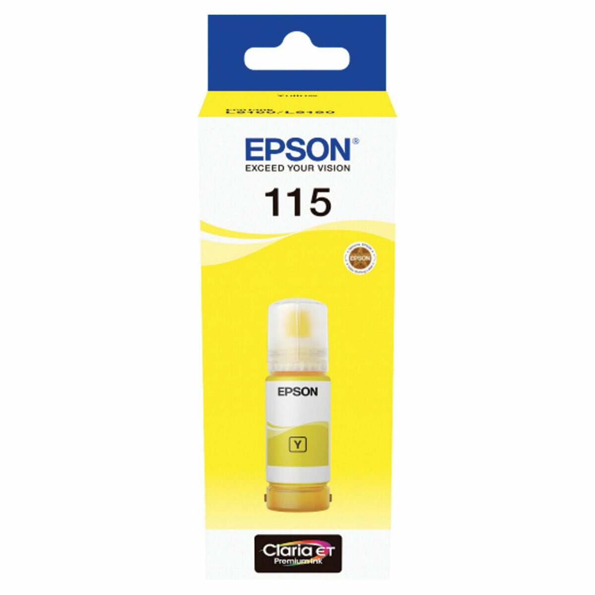 Чернила Epson 115 C13T07D44A для СНПЧ L8160/L8180, желтые, объем 70мл