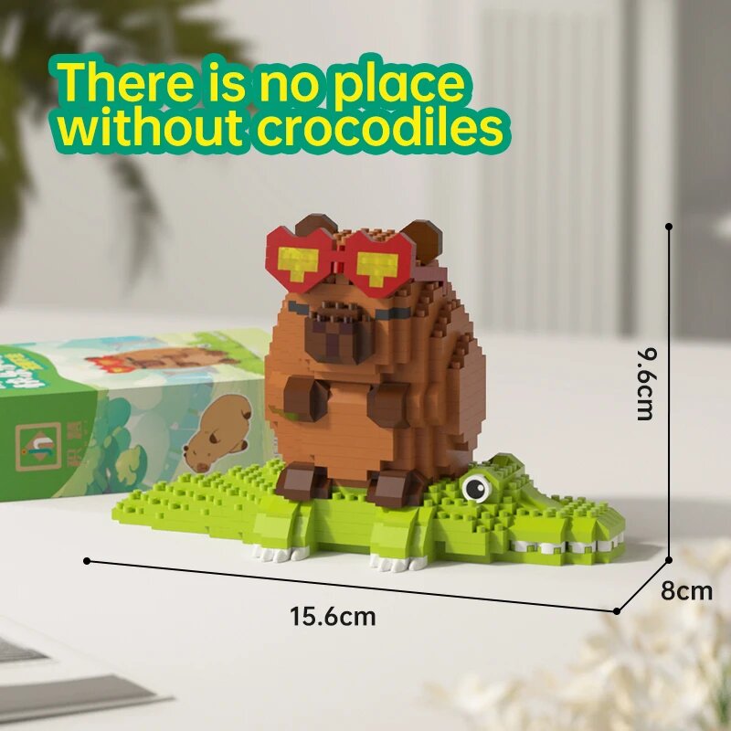 Конструктор FUNXINEE «Водный Поросёнок» Зеленый, 640pcs