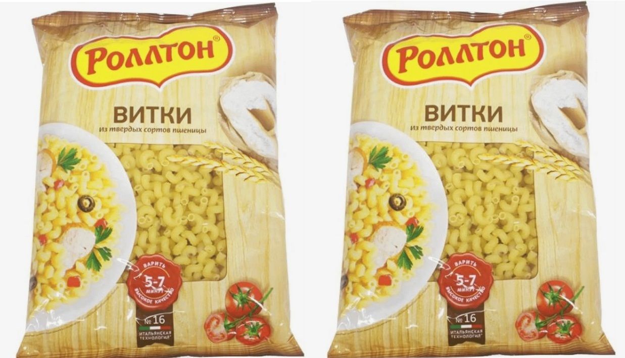 Роллтон Витки Макаронные изделия , 400 гр, 2 шт
