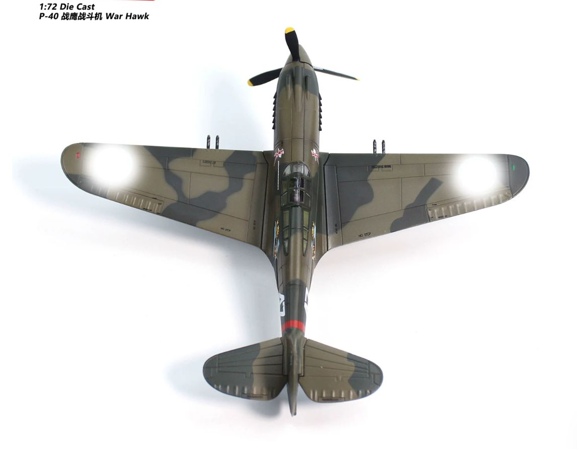 Готовая модель истребителя P-40C Warhawk Белая 47 Роберта Т. Смита, 3-я эскадрилья Hells Angels Американской добровольческой группы (Летающие тигры), Бирма, 1942 г, масштаб 1:72, LEGION 14623LD