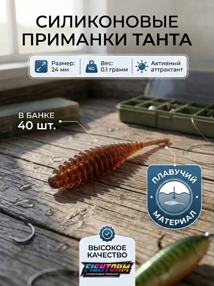 Силиконовые приманки для мормышинга и микроджига