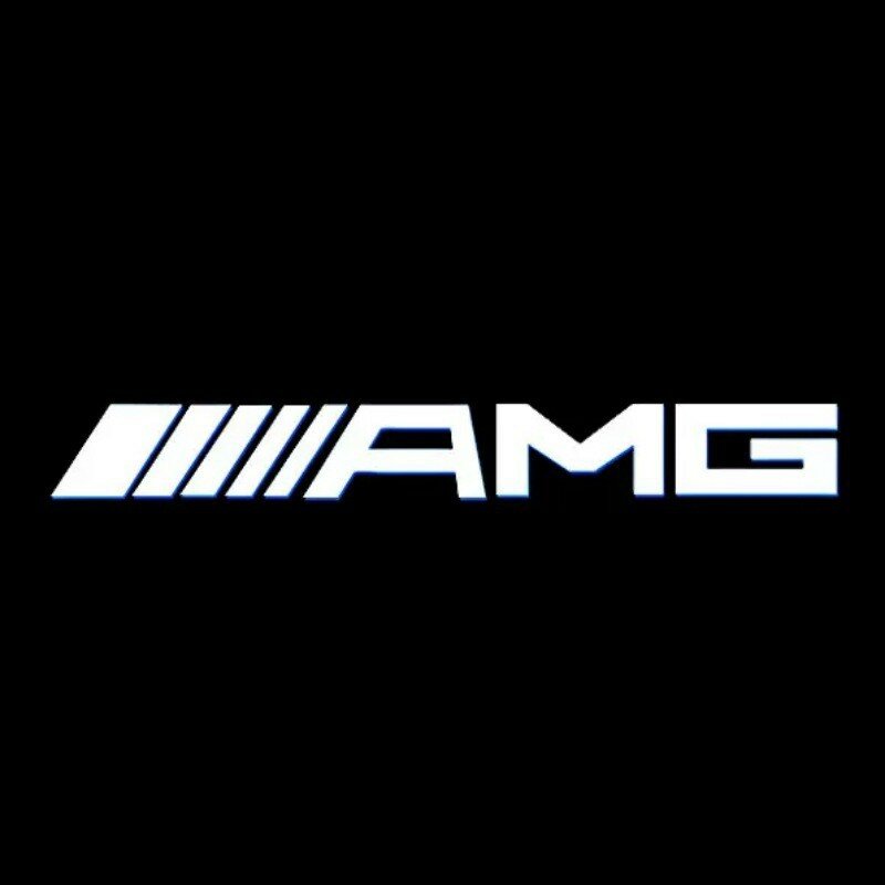 Логотип AMG световой проектор для двери автомобиля Mercedes-Benz Welcome Light для моделей A-Class B-Class C-Class GLC