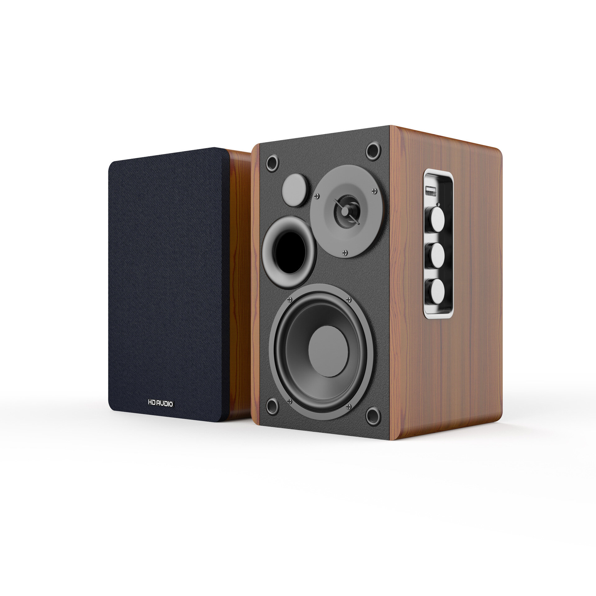 Настольная мультимедийная Bluetooth-колонка BESTISAN SR01 2 0, деревянная полочная колонка