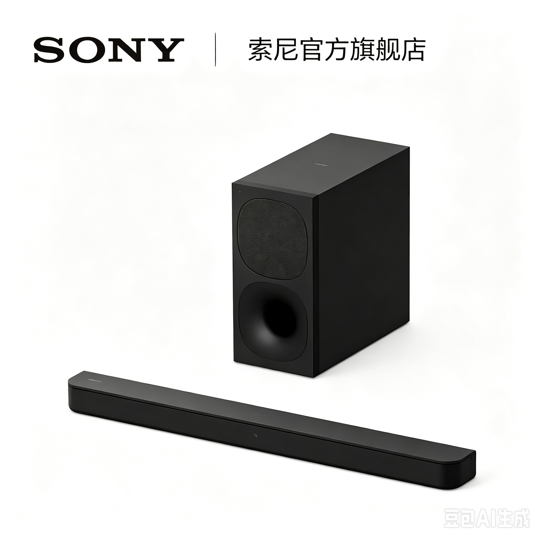 Саундбар Sony HT‑S400, 2.1‑канальная домашняя аудиосистема с беспроводным сабвуфером