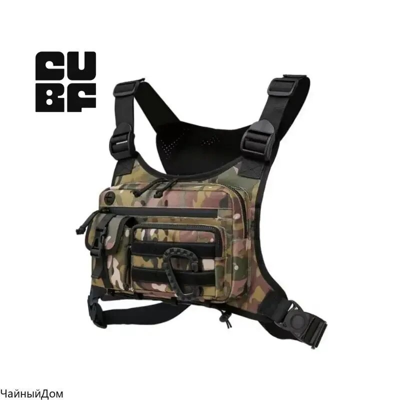 Сумка тактическая мужская женская, Сумка, Оксфорд 900D, Camo, 17x27x5 см