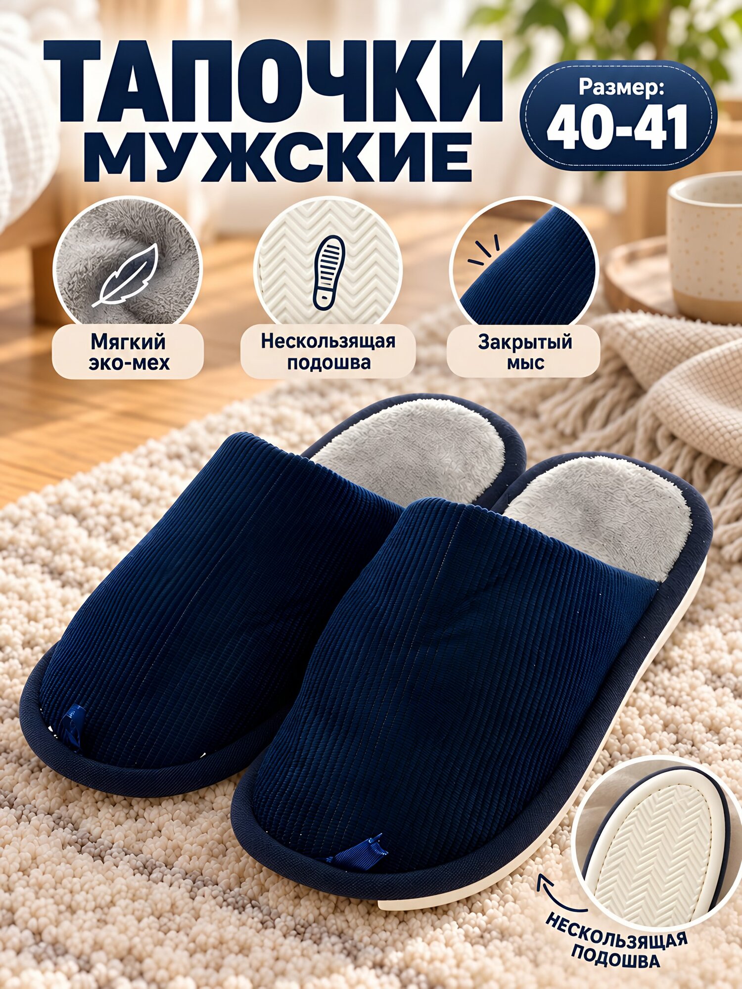 Тапочки ПОРЯДОК