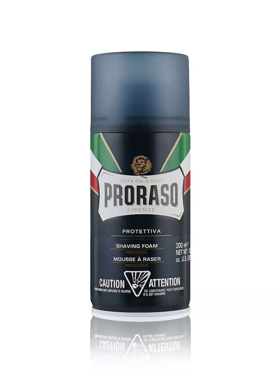 Пена для бритья Proraso защитная с алоэ и витамином Е мужская, 300мл