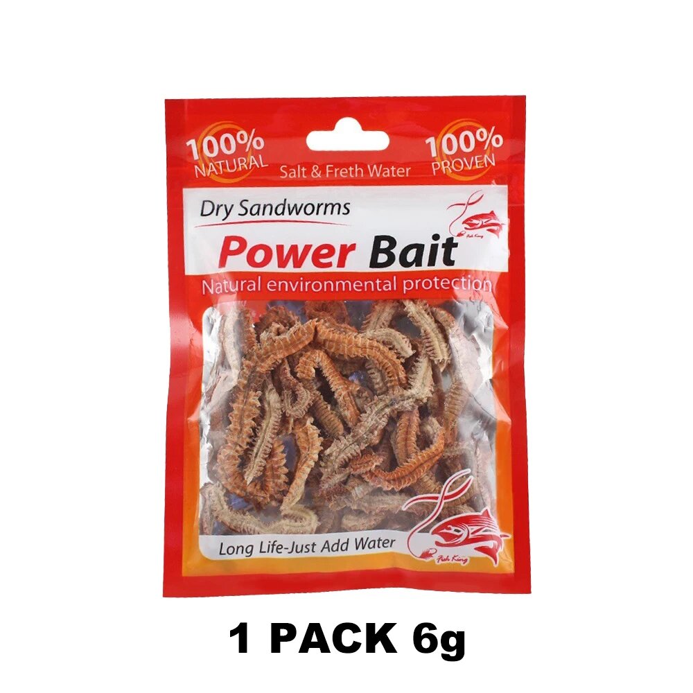 Сухие песчаные черви Power Bait, 6 г