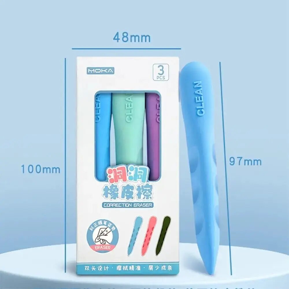 Ластики "Clean" 3 шт, Boy Type, S