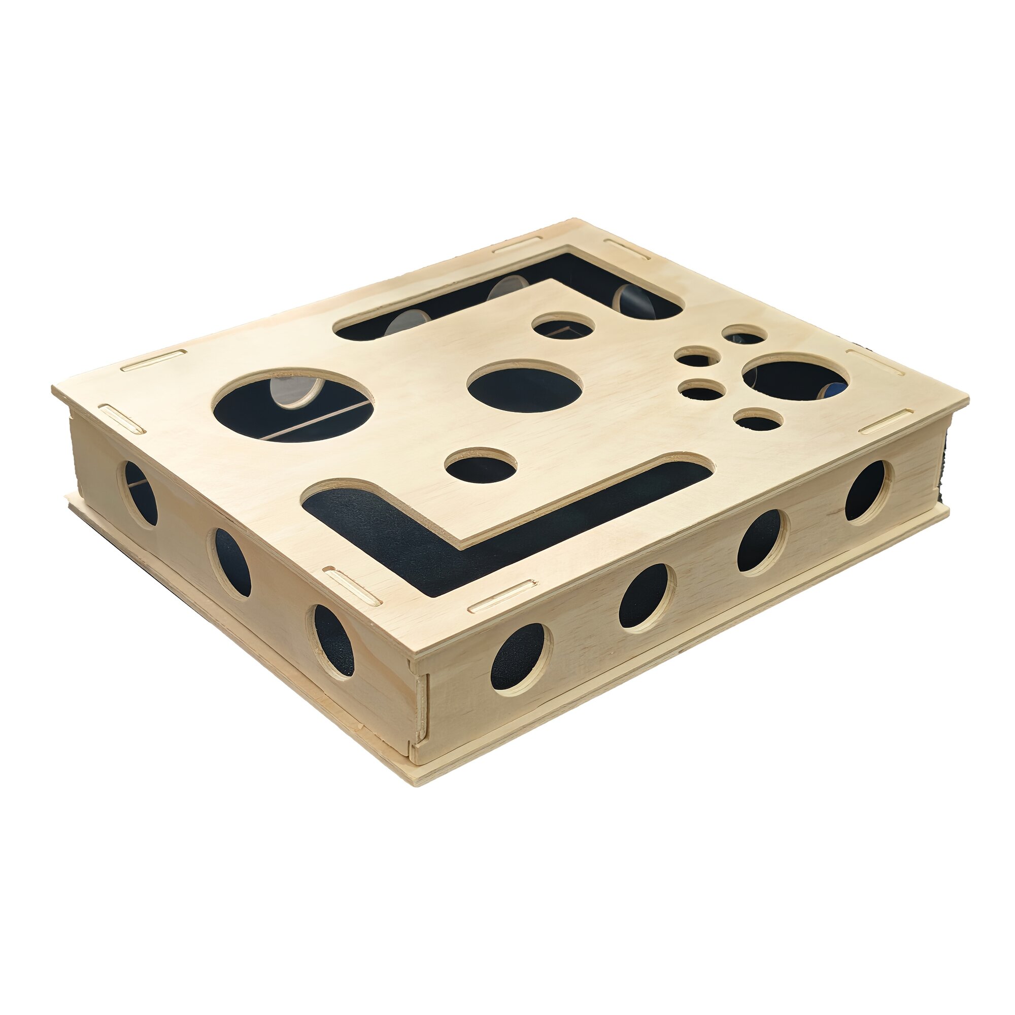 Интерактивная игрушка-когтеточка в виде коробки-пазла для кошек, 1 шт.