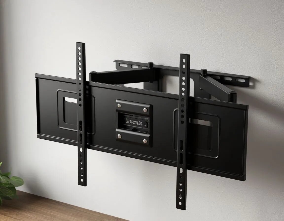 Кронштейн для телевизора DOFFLER WB 8820, наклонно-поворотный, 32"-70", чёрный, VESA 600x400
