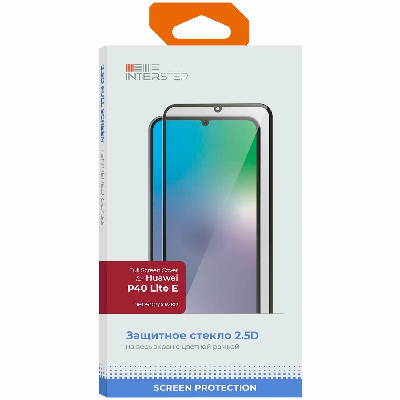 Защитное стекло для экрана InterStep FSC для Huawei P40 Lite E Black