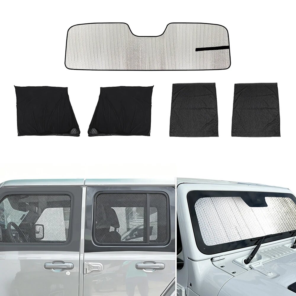 Сетка-накидка на лобовое стекло Jeep 5PCS Set