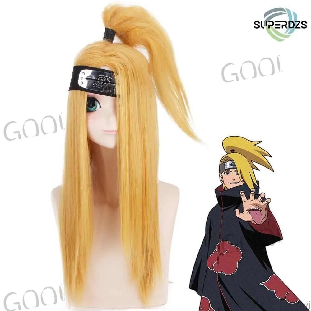 Парик аниме Дейдары/Deidara, аниме Наруто/Naruto косплей ПарикSuperDZS