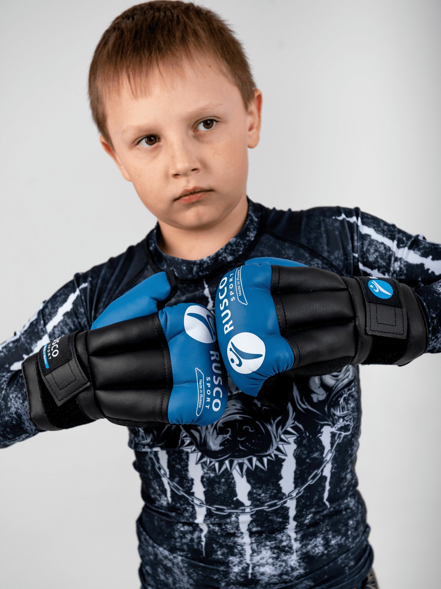 Перчатки для Рукопашного боя Rusco Sport Синие 10oz