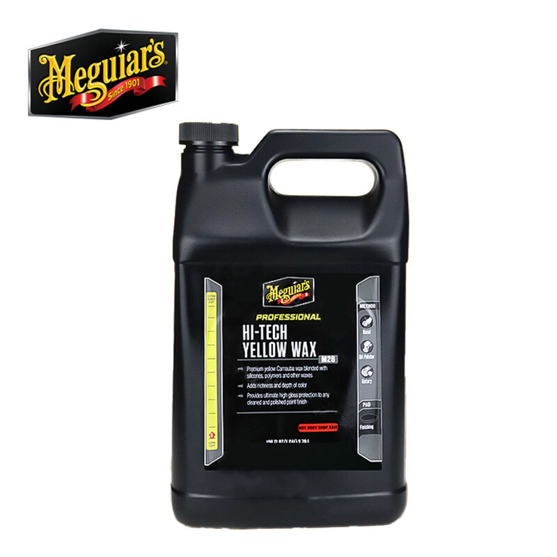 Автомобильный воск Meguiar's M2601, автомобильный воск Meguiar's 26, высокотехнологичный желтый воск, защитный воск Royal Wax, защитный эмульсионный воск, карнаубский воск