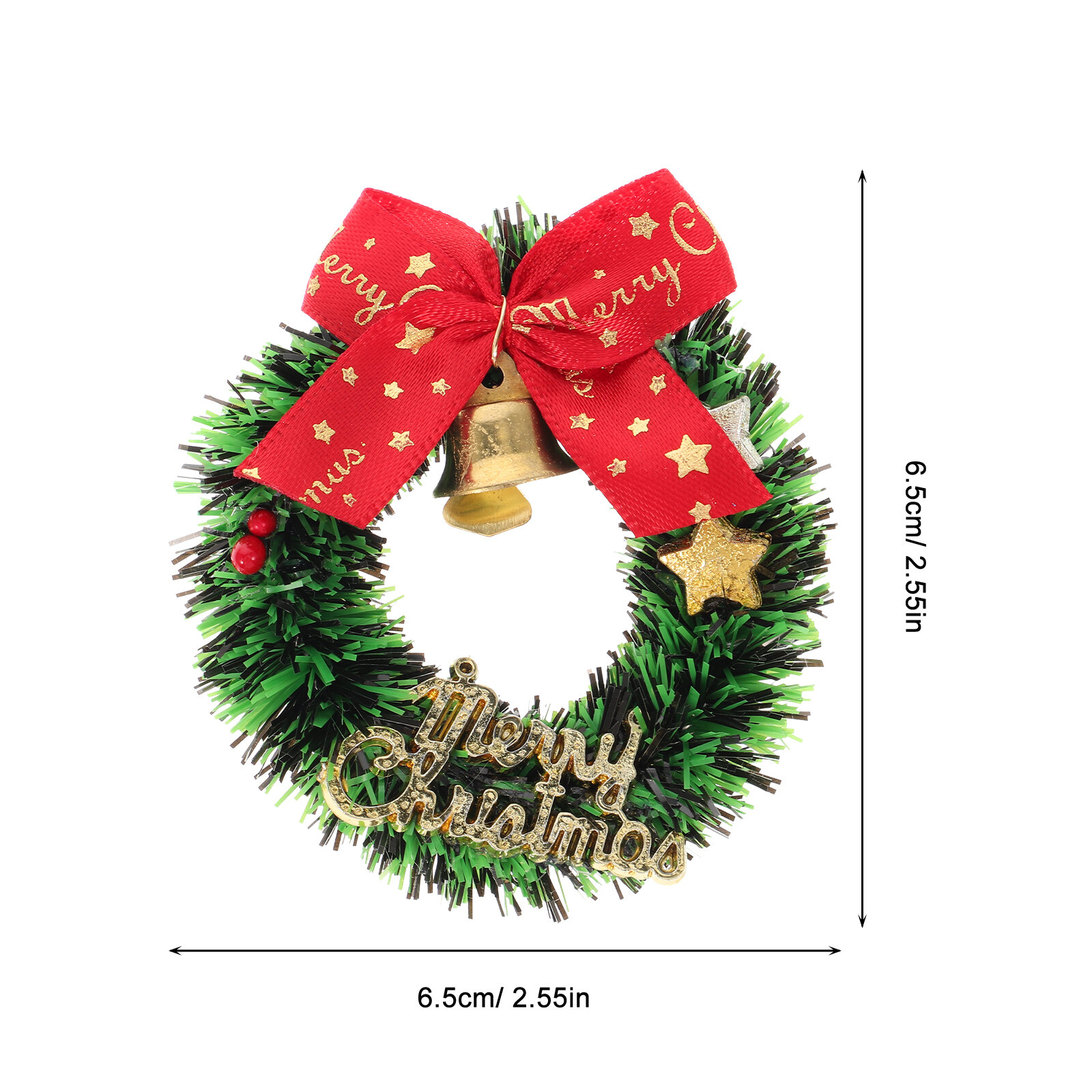 10 Штук Мини Ёлочные Гирлянды С Подвесками В Forme ОChristmas Bow Wreath 6 5X6 5X1 Cm