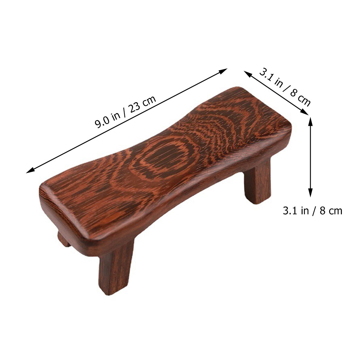 Деревянная Подушка Для Шеи 1 Шт Снимает Боль Повышает Комфорт 22x8Cm