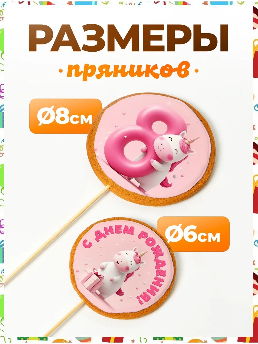 Топпер на торт 8 лет — фото 1