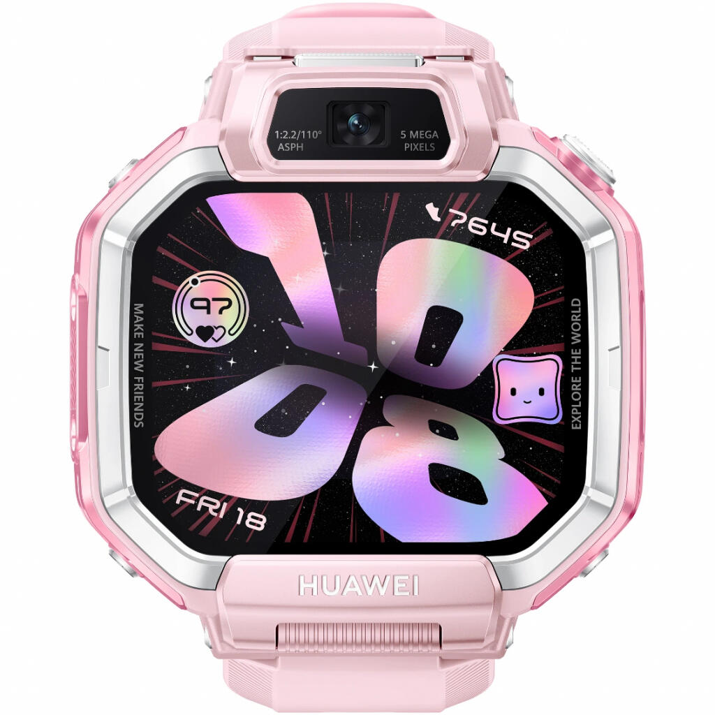 Детские умные смарт-часы Huawei Watch Kids X1, Pink (Розовый)