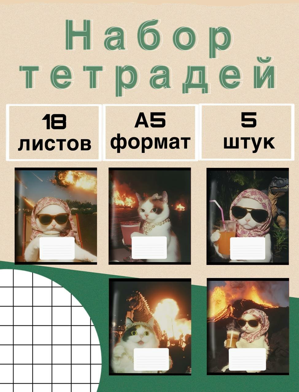 Набор тетрадей 5шт