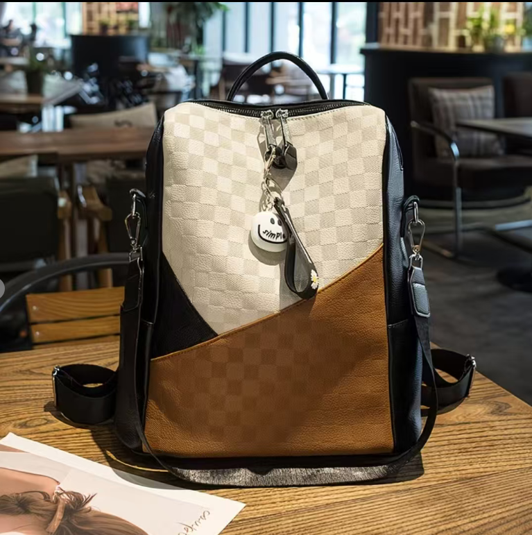 Классический рюкзак в стиле Urban fresh, текстурированная ткань