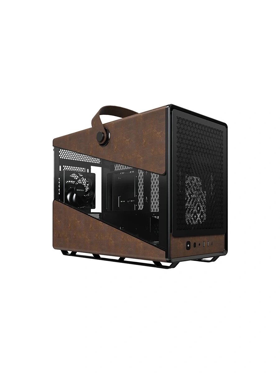 Корпус Montech Heritage PRO (B) черный без БП mATX 5x120mm 2x140mm 2xUSB3.0 audio bott PSU