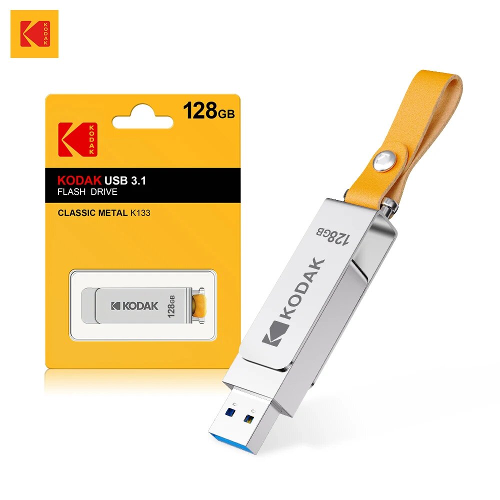 KODAK K133 USB 3.1 флешка 64/128/256 ГБ 128GB