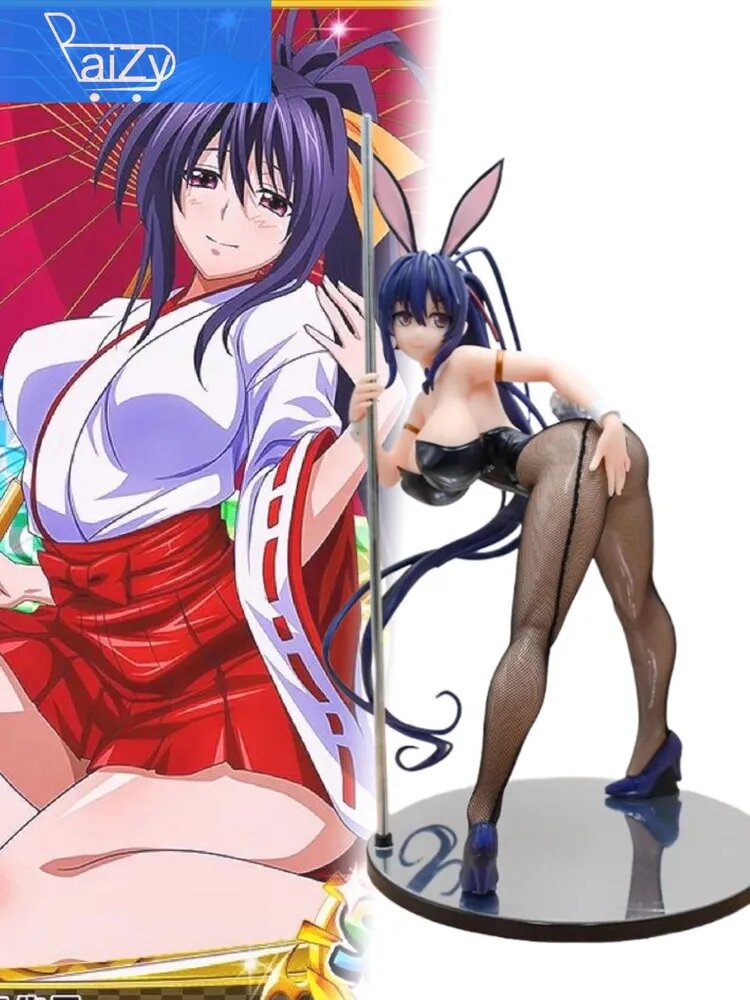 Аниме фигурка Акэно Химэдзима(Akeno Himejima) в костюме кролика / Старшая школа DxD(High School DxD),40CM