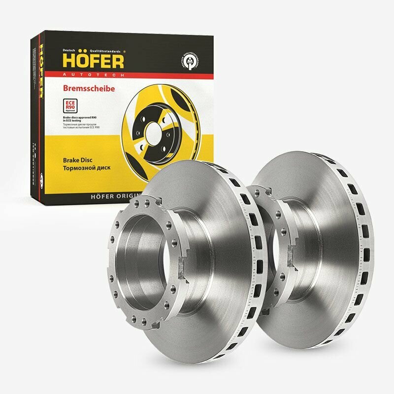 Диск переднего тормоза HOFER HF130226 для а/м ГАЗ 3310 Валдай, ГАЗон Next 1 шт.