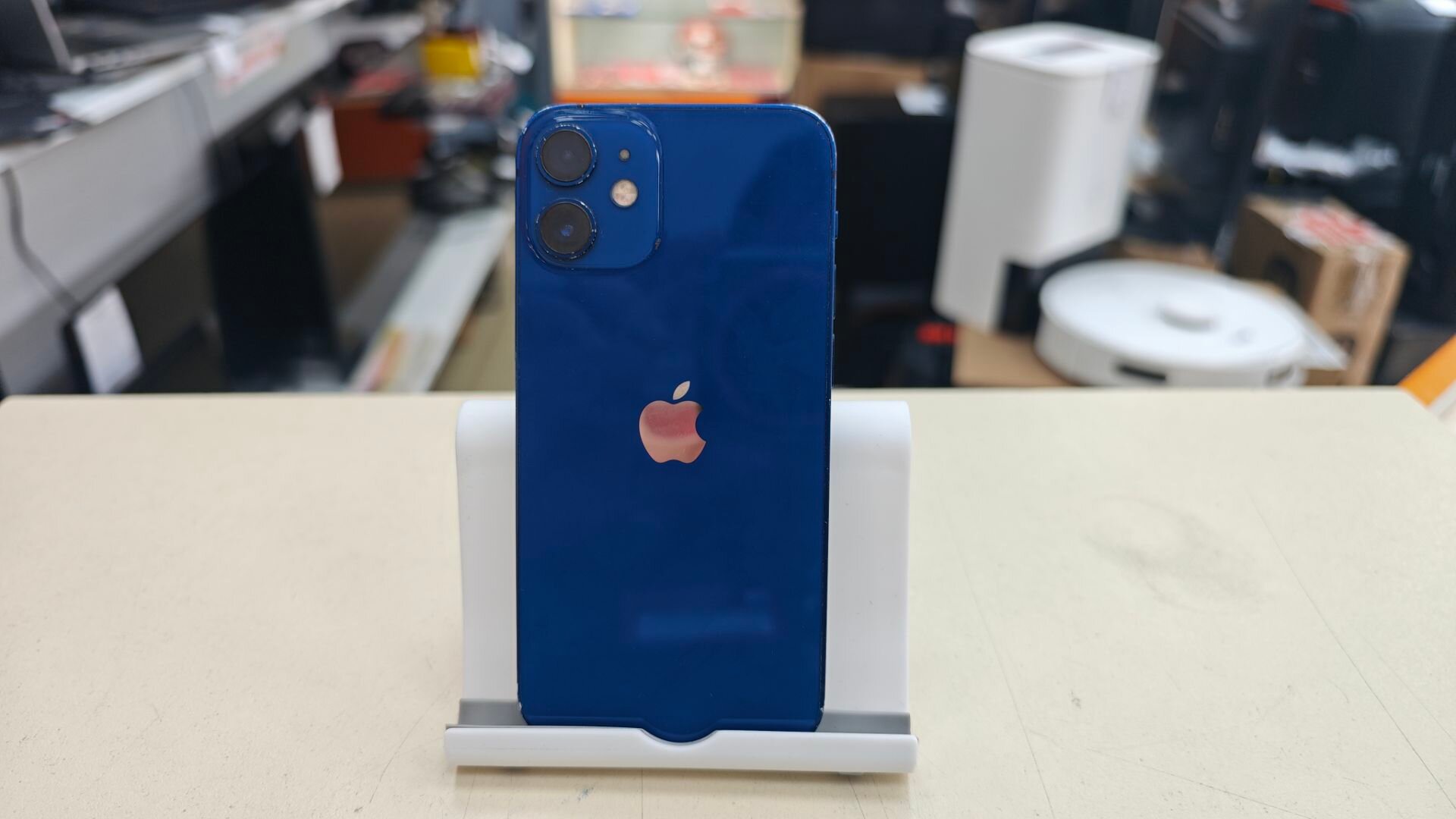 Смартфон Apple iPhone 12 mini 128 ГБ RU, nano SIM+eSIM, синий,б/у, уценка