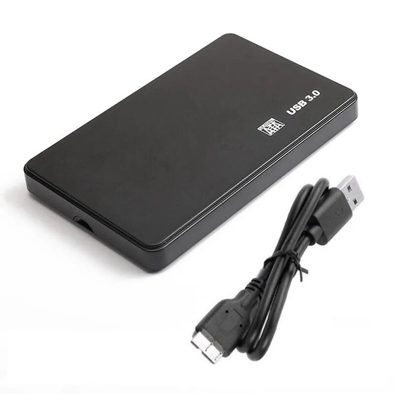 Корпус для 2,5" SATA HDD/SSD, USB 3.0. Скорость до 5 Гбит/с, портативный внешний бокс