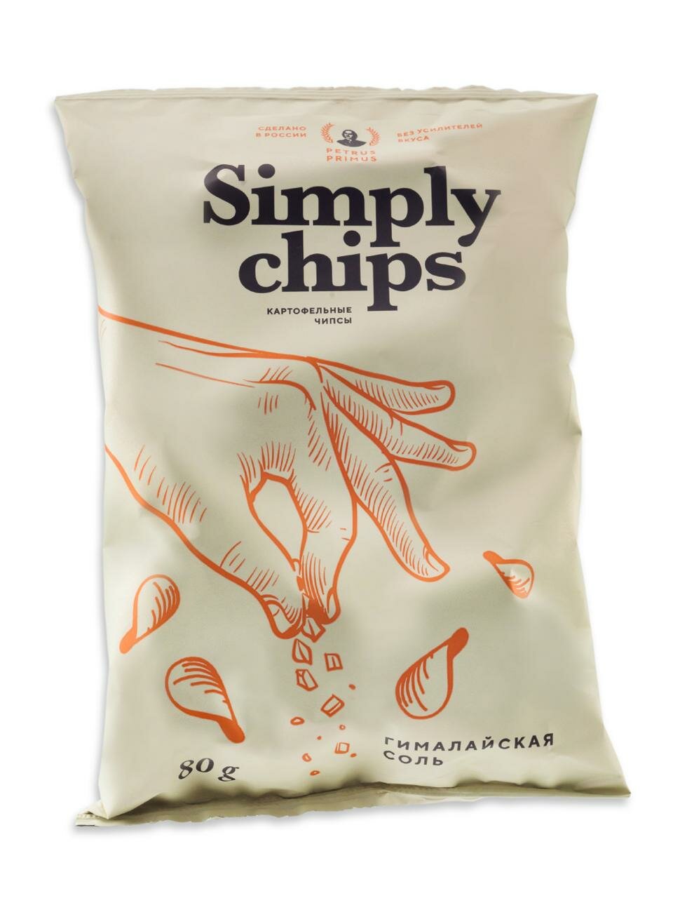 Чипсы картофельные Simply Chips Гималайская соль 80 гр.