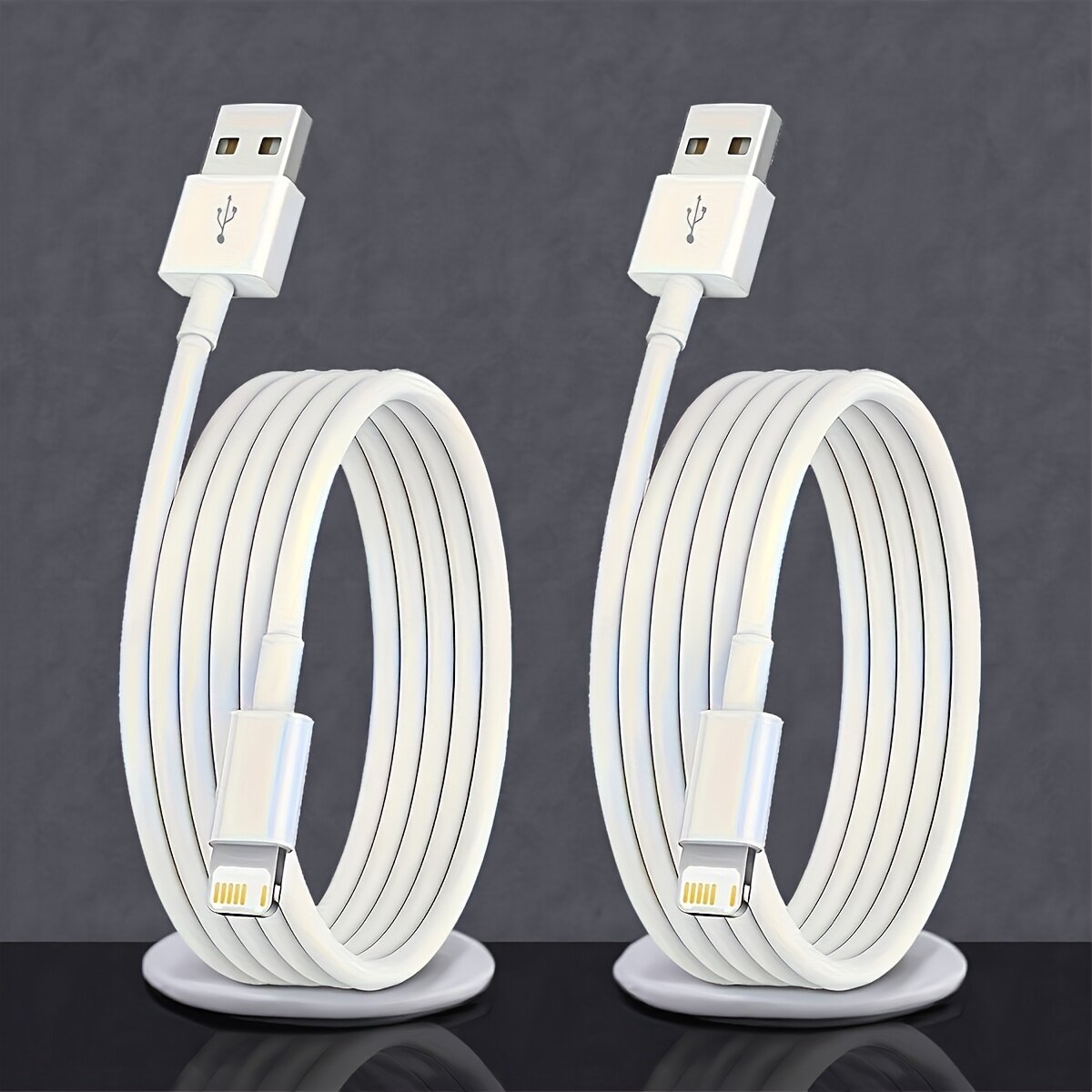 Кабель USB/PD Type-C для iPhone 13 12 11 14 Pro Max Mini XS Max 7 8 Plus iPad, быстрая зарядка, 1 м, 2 шт.