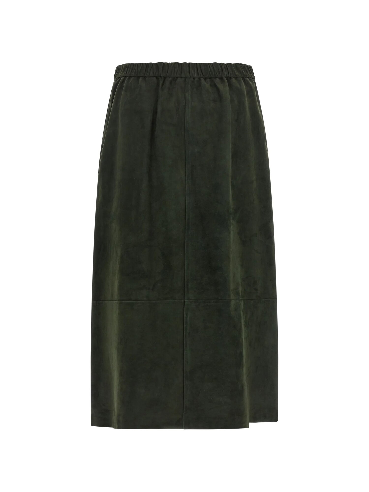 Юбка Max Mara Suede midi skirt, размер 44 — фото 1