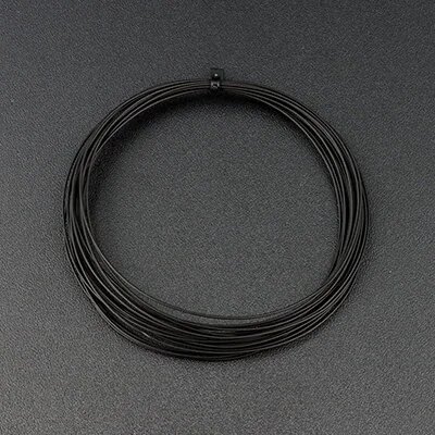 Черный провод 26 AWG, 10 м, UL1423