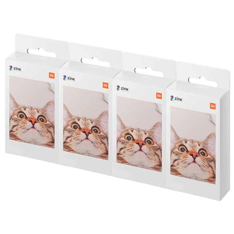 Xiaomi ZINK бумага для фотопринтера, 20 листов, 80pcs Paper