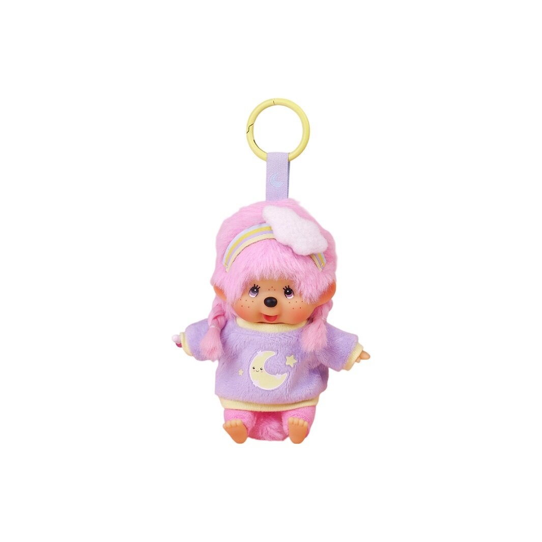 Monchhichi Милый стиль Веселый дизайн Плюшевые брелки Длина тела 11 см