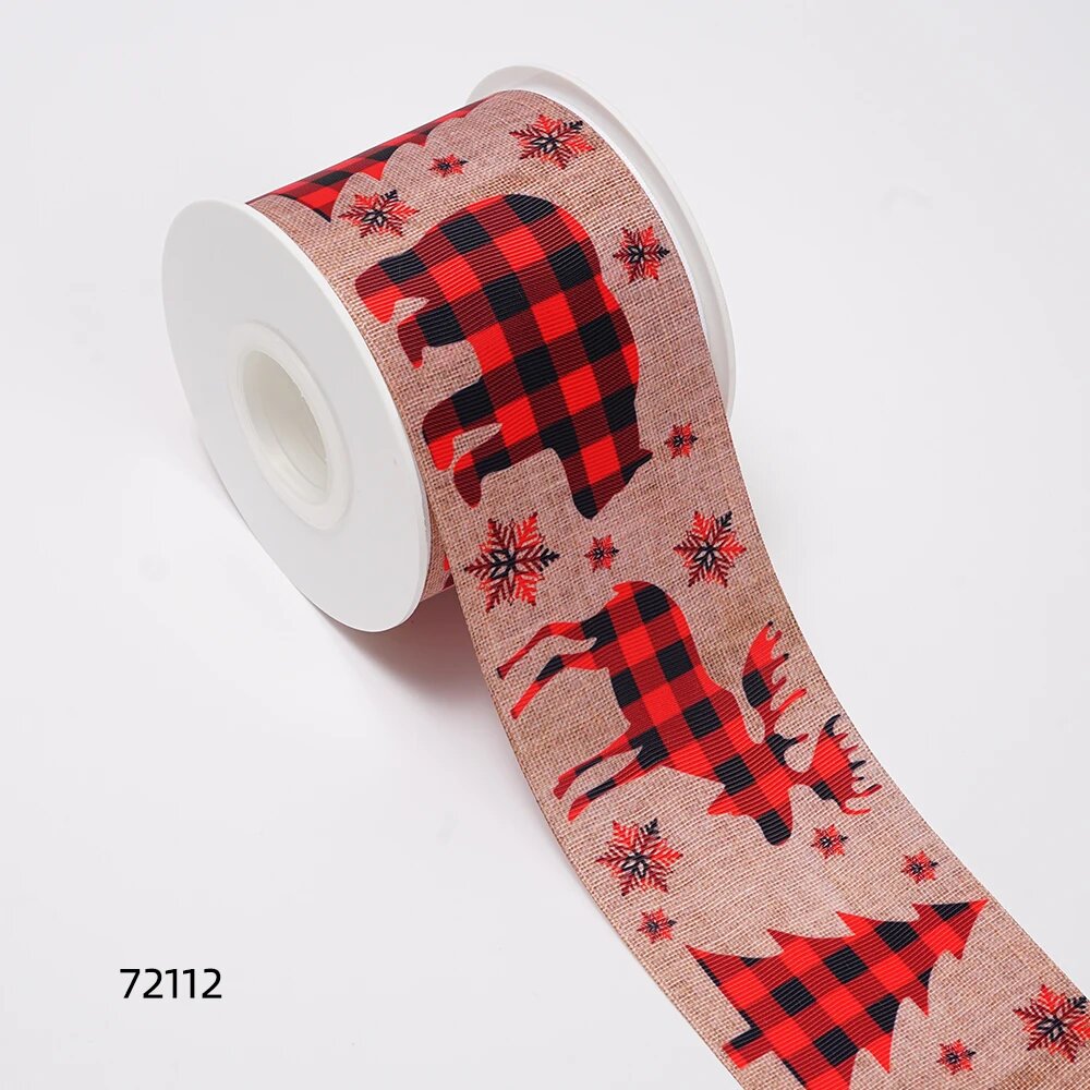 Рождественские атласные ленты Top Ribbon 10 ярдов Красный, 72112, 38mm satin 10Y