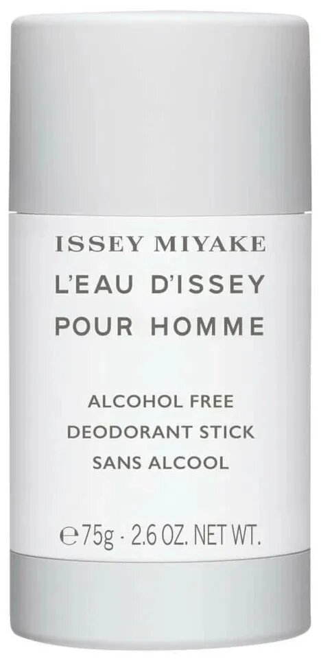Дезодорант-стик Issey Miyake L'Eau D'issey Pour Homme, 75 г