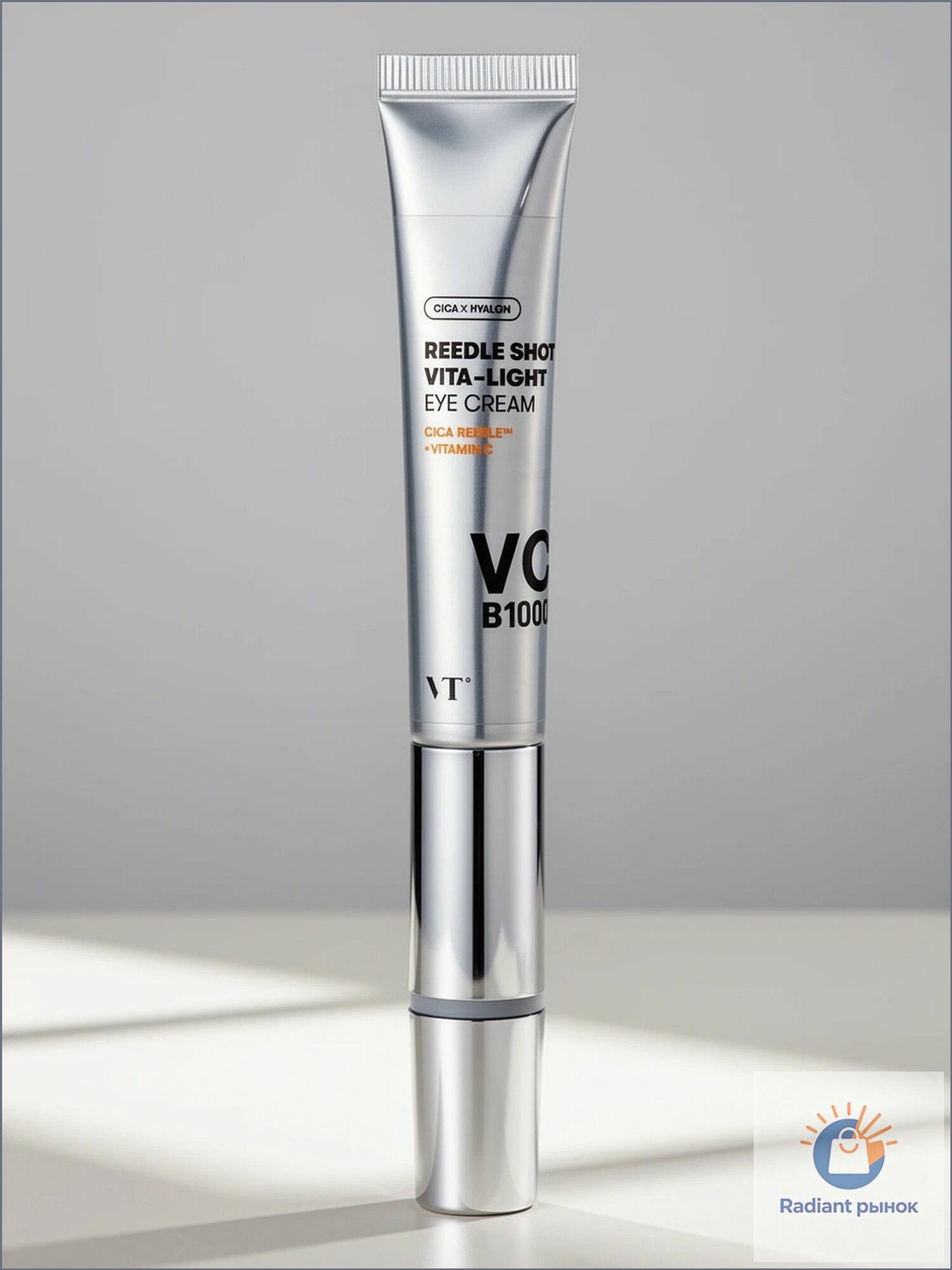 VT Cosmetics Массажный крем для век с микроиглами и витамином B3 / Reedle Shot Vita-light Eye Cream, 15 мл 28322 крем для век с микроиглами 15 мл массажный крем для век витамин B3 микроигольчатый крем для век