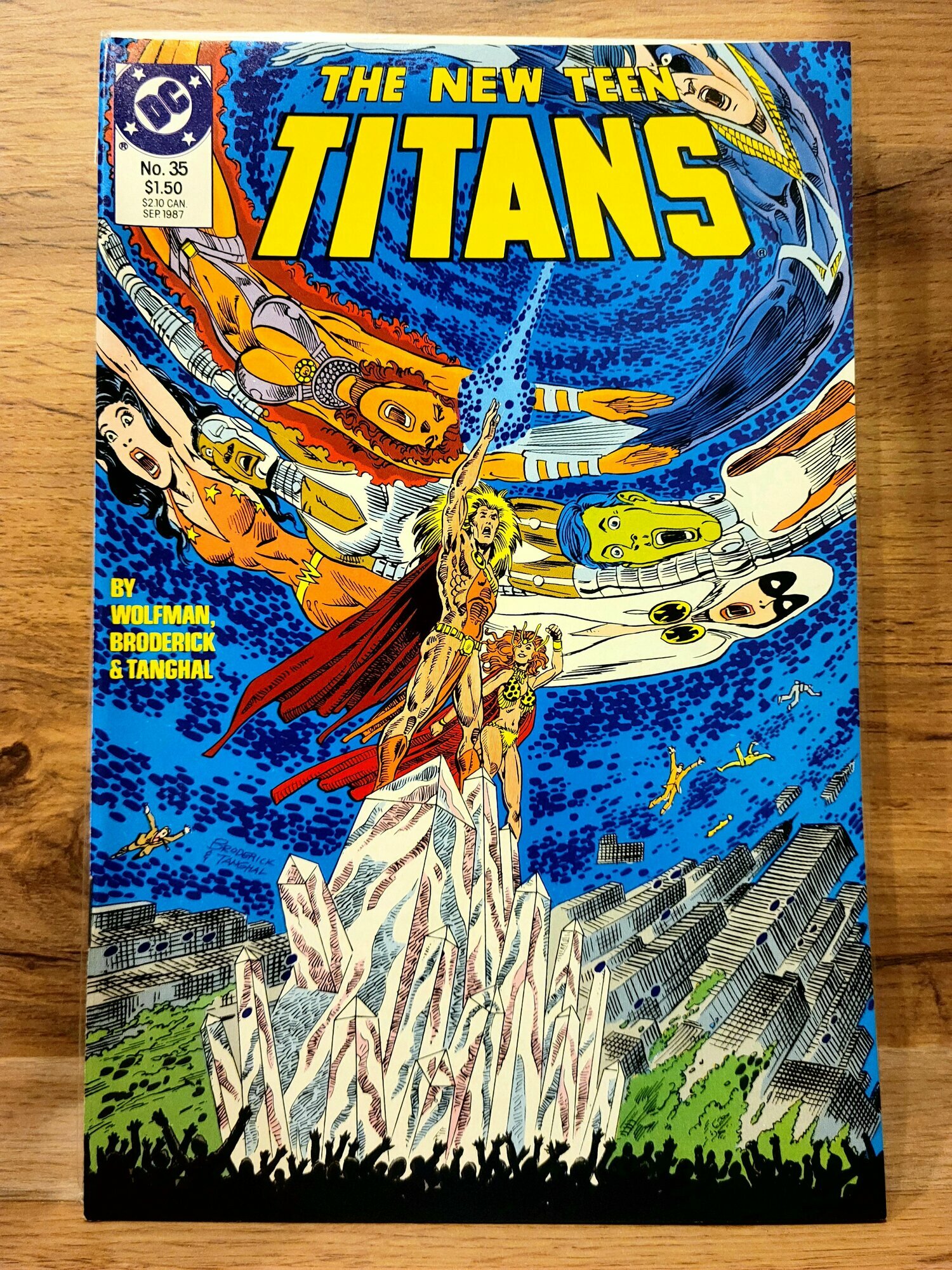 Ретро Комикс Teen Titans #35. 1987 Год. Оригинал!