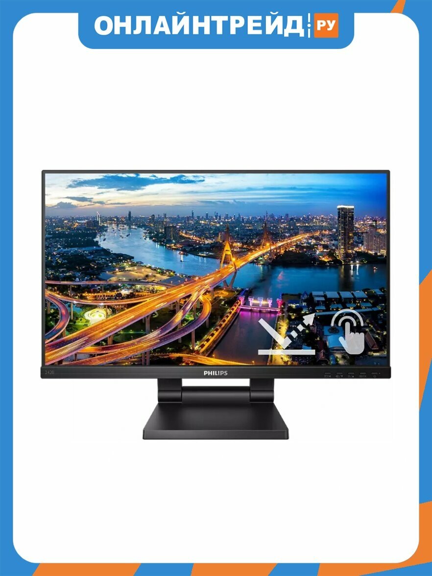 Монитор Philips 242B1TC 23.8" Black