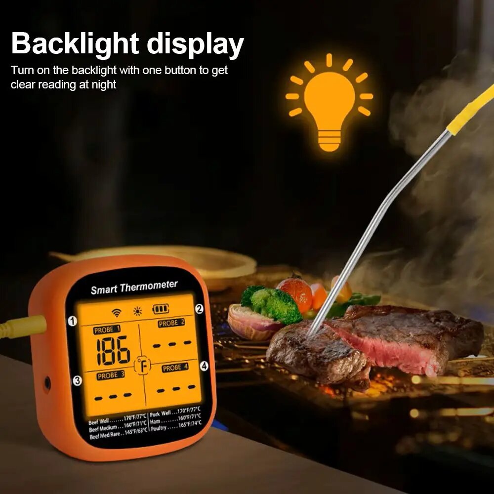 Smart Meat Thermometer 4 Probes — фото 1
