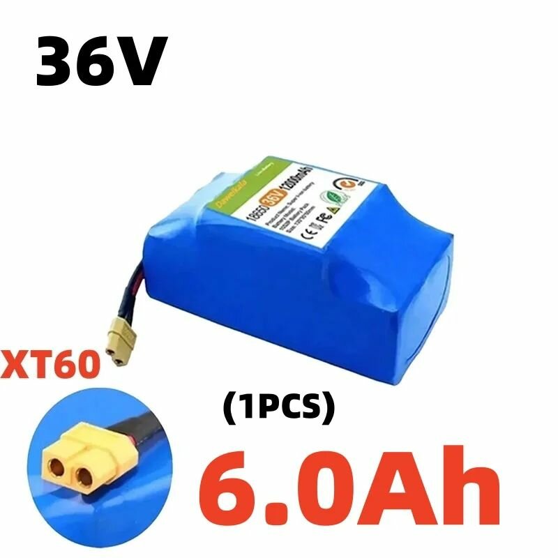 6000mAh/4400mAh 36V 10s2p перезаряжаемый литий-аккумулятор для самобалансирующихся электросамокатов, одноколёсных велосипедов, ховербордов